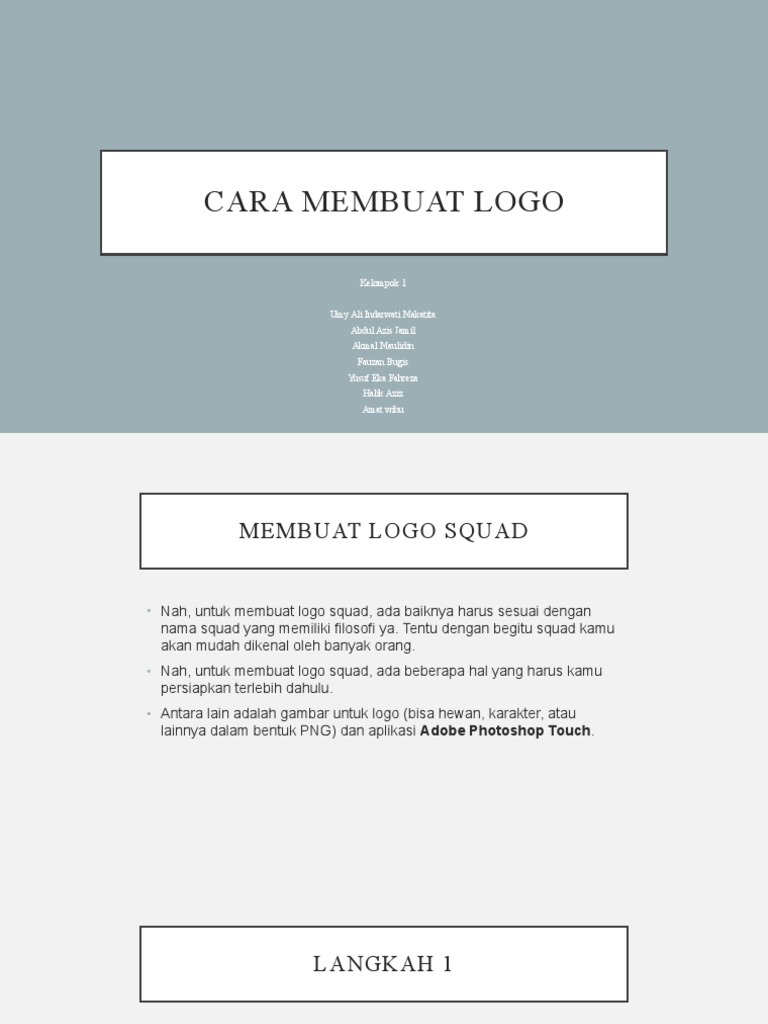 Membuat Logo | PDF