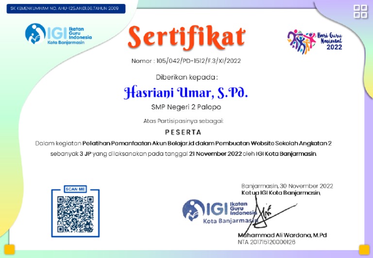 Hasriani Umar, S.PD PDF | PDF