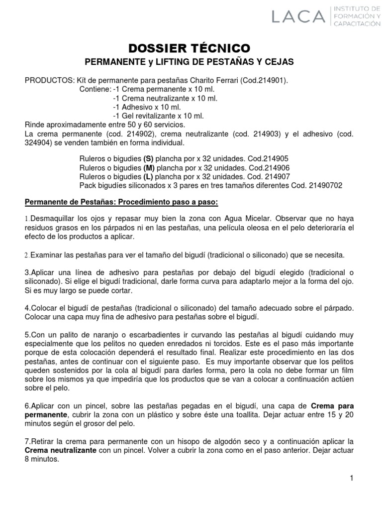 Dossier Permanente y Tintura 2021 | PDF