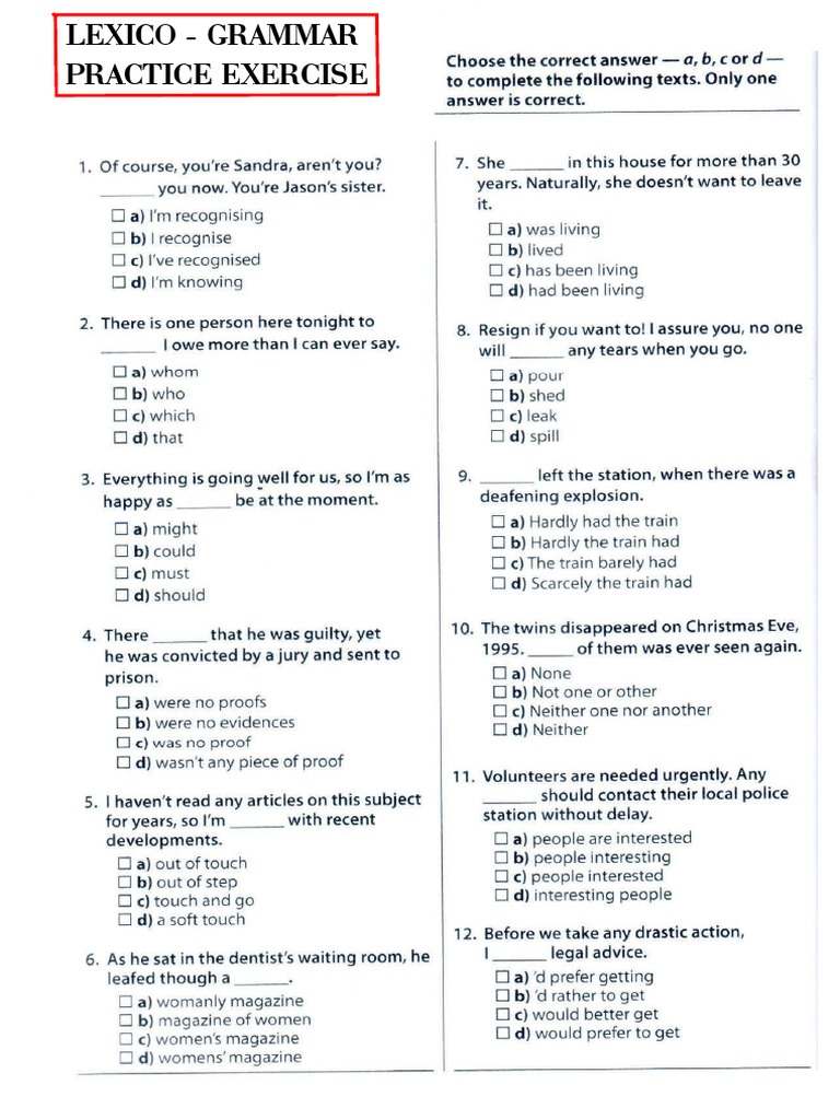 11 Anh Lex-Gram Cô Nga (1c) A | PDF