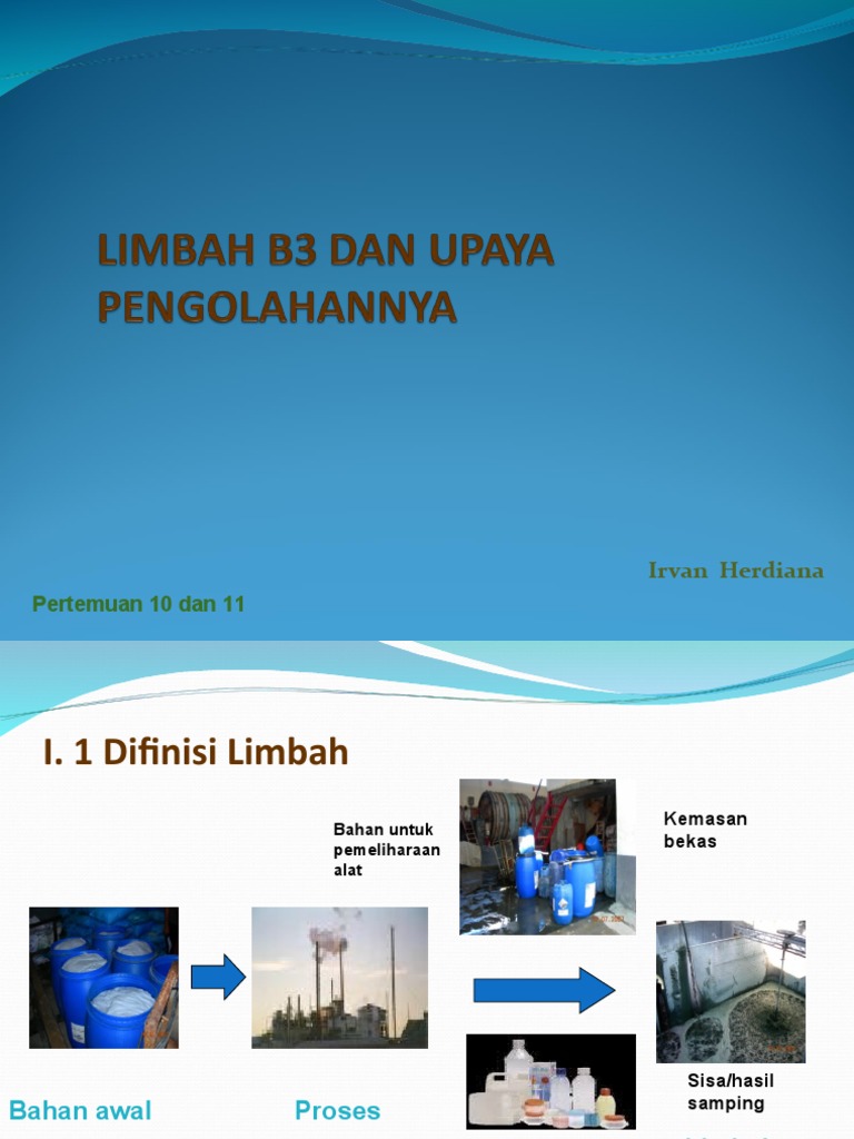 Pengelolaan Limbah B3 | PDF