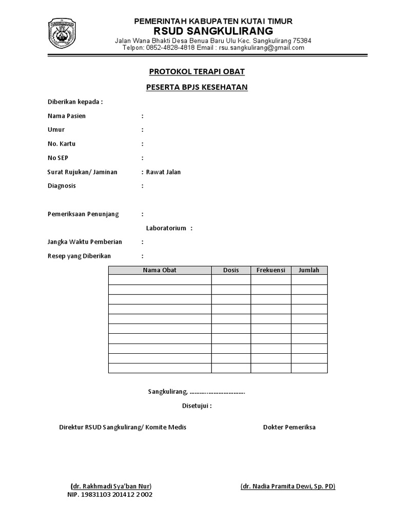 Protokol Terapi Obat New | PDF | Kesehatan Holistik