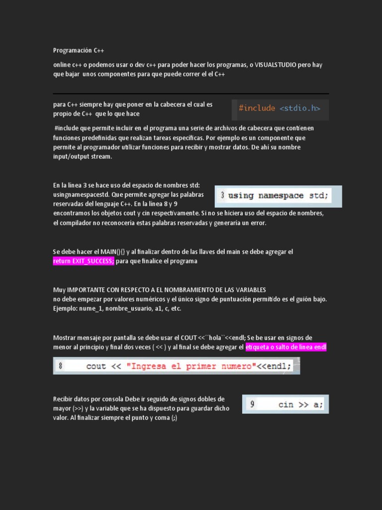Programación C | PDF | C ++ | Gestión de tecnología de la información