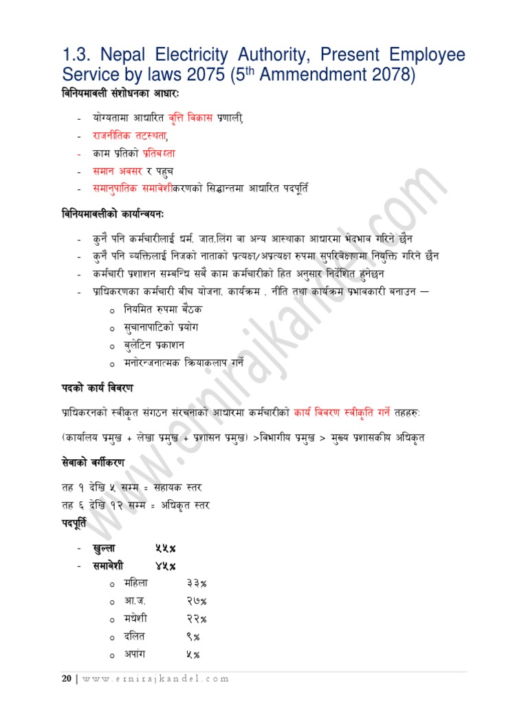 Unit-1-Acts - NEA Present Employee Service by Laws-2075-5th Sanshodhan ...