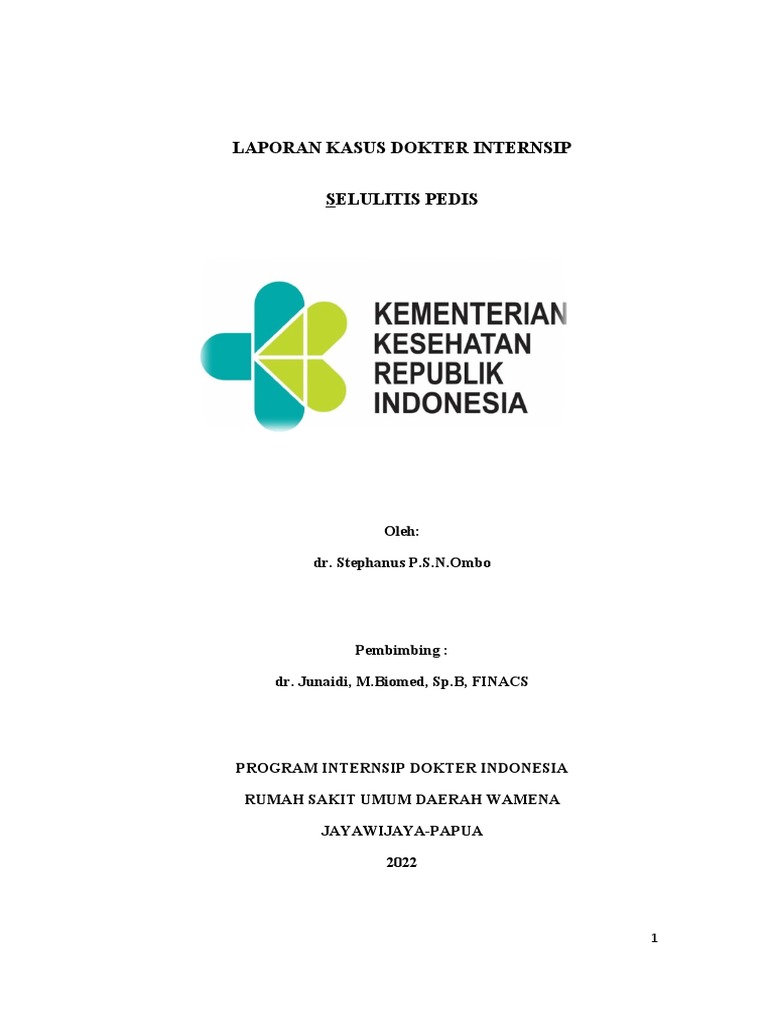 Laporan Kasus Selulitis RSUD WAMENA FIX | PDF