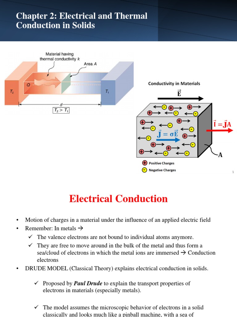 Slides 04 | PDF | Electrical Resistivity And Conductivity | Electron