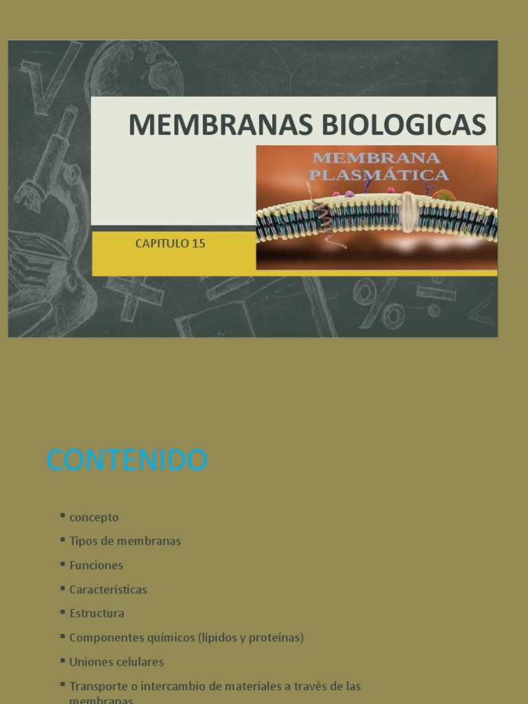 Membranas Biologicas | PDF | Membrana celular | Membrana biológica