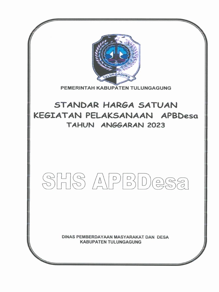 2023 - SHS APBDesa PDF | PDF