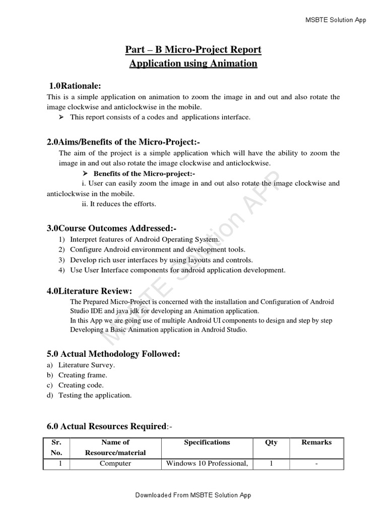 Mad Microproject-4 | PDF | Android (Operating System) | Application Software