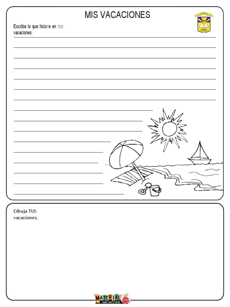 Actividades para el regreso a clases - WORD | PDF