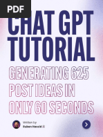 ChatGPT Cheatsheet (v3) | PDF | Artificial Intelligence | Intelligence (AI) & Semantics