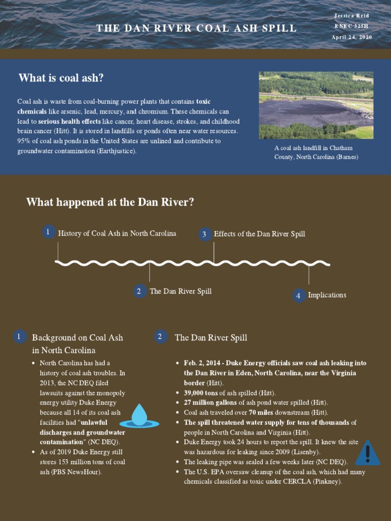 Dan River Coal Ash Spill | PDF | Fly Ash | Drinking Water