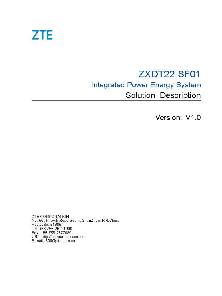 OK SJ-20140730091132-001-ZXDT22 SF01 (V1.0) Integrated Power Energy ...