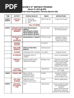 Sample of Debut Program Flow | PDF | Unrest