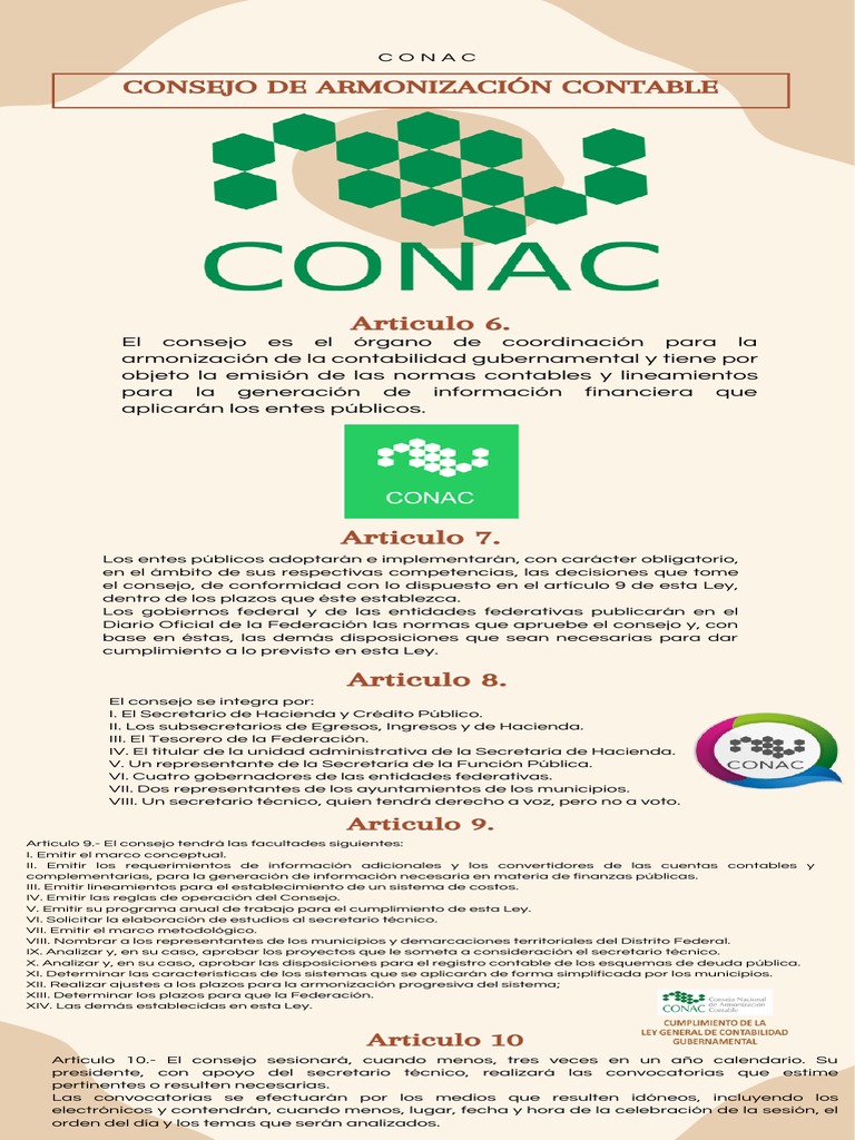 CONAC. Consejo de Armonización Contable | PDF | Contabilidad | Federación