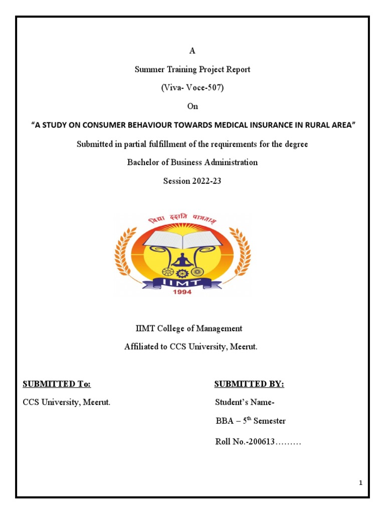 Sample Project - Report - Guidelines | PDF | Mentorship