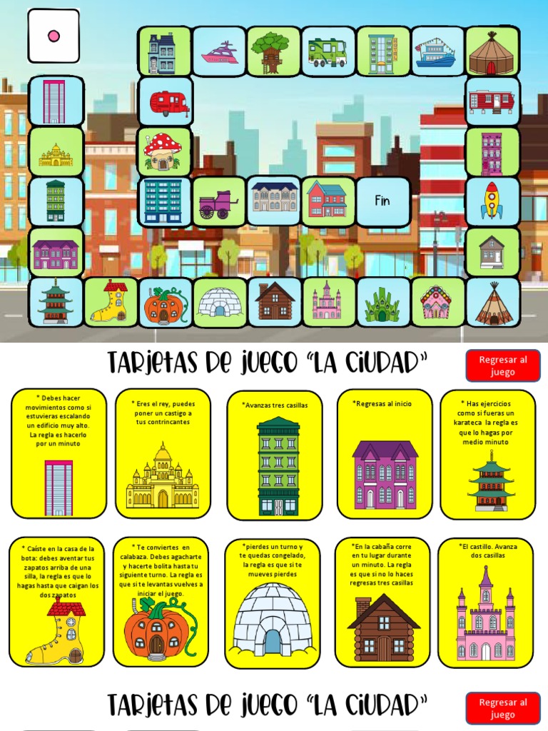 JUEGO LA CIUDAD Tablero | PDF