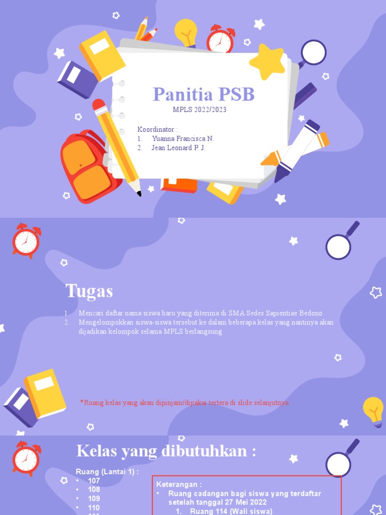 Panitia PSB | PDF