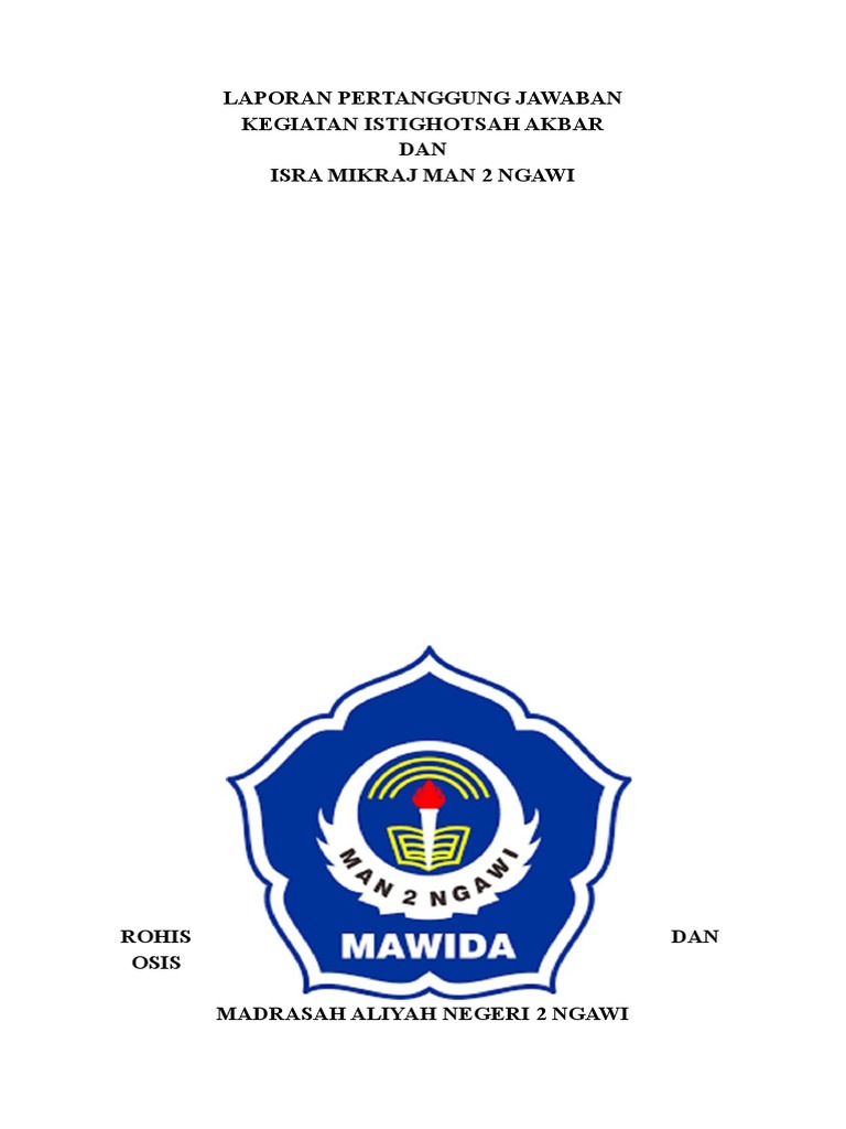 LPJ Kegiatan Isra' Mi'raj 2023 | PDF