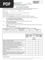Client Satisfaction Measurement Form | PDF | Business