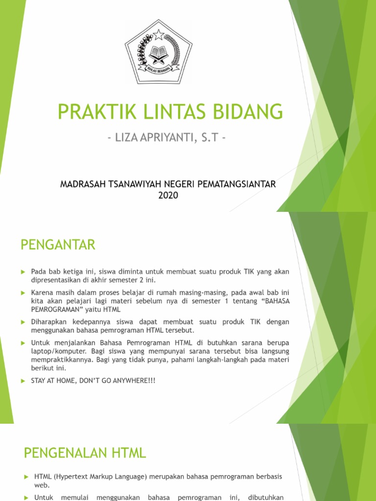 PRAKTIK LINTAS BIDANG - PDF | PDF