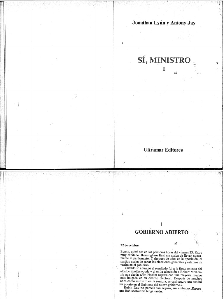Sí, Ministro | PDF