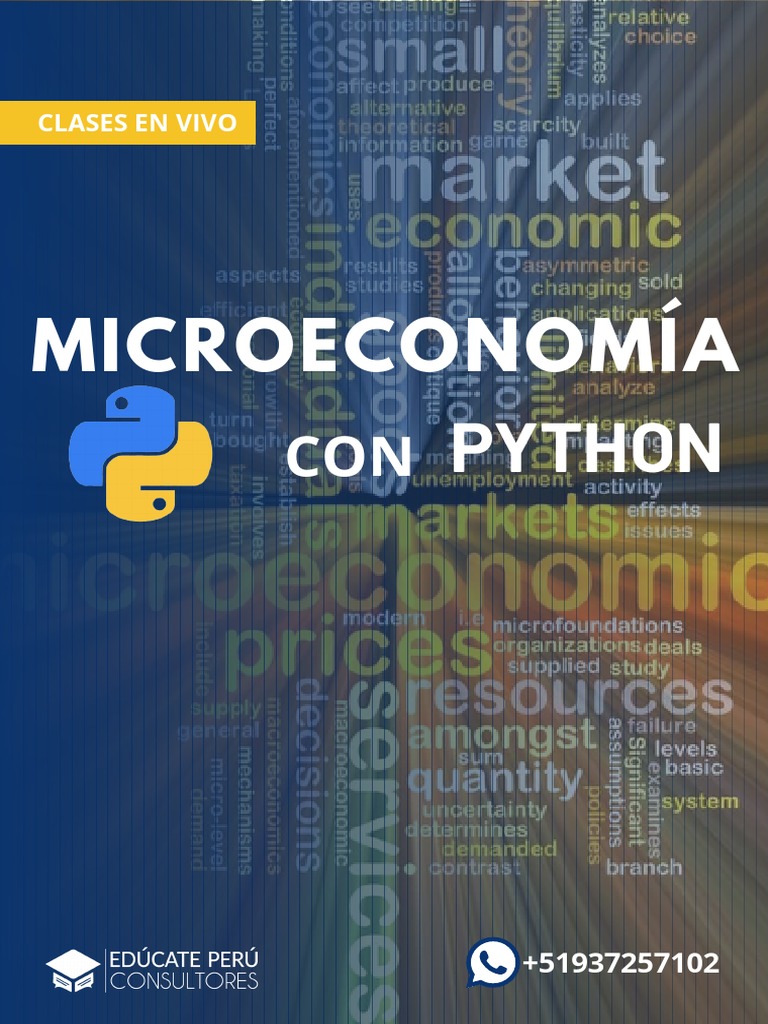 Micro Econom Í A | PDF | Microeconomía | Python (lenguaje de programación)