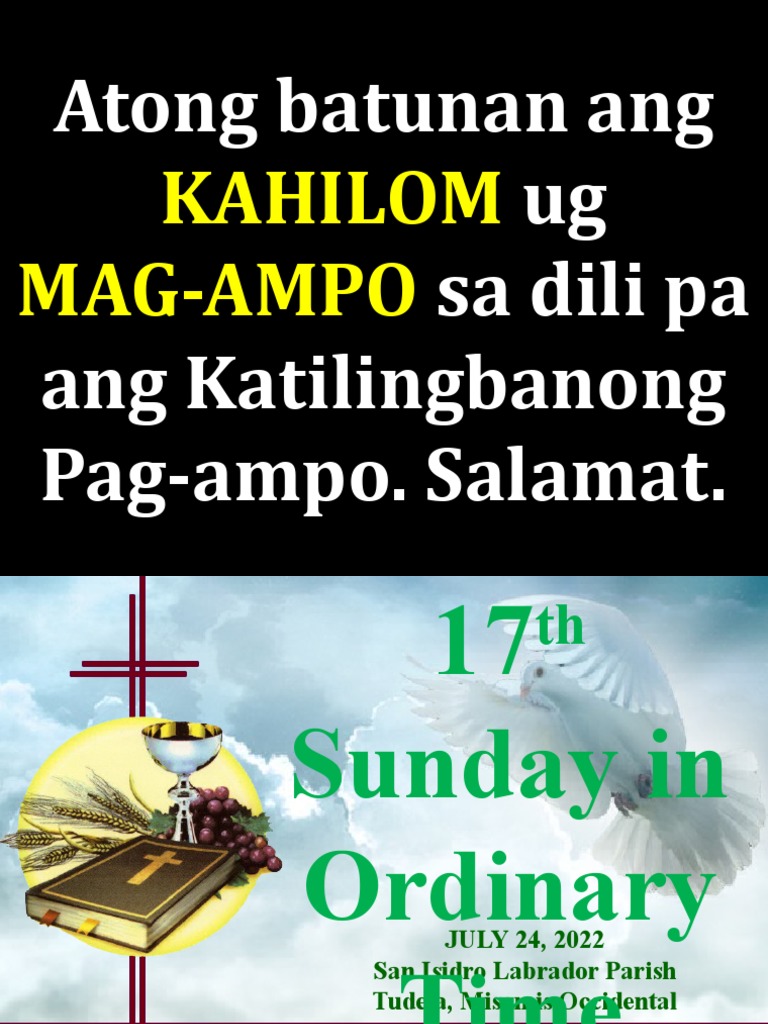 17th Sunday in Ordinary Time | PDF