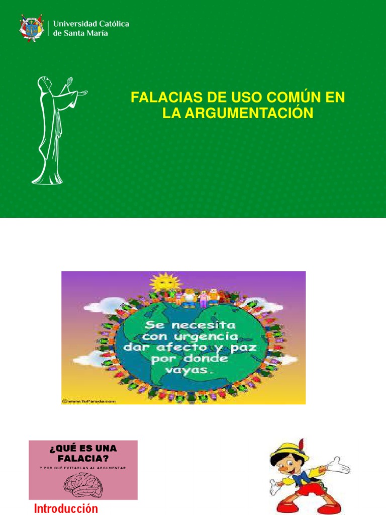 Clase 2 3ra Fase FALACIAS DE USO COMUN | PDF | Falacia | Teorías ...