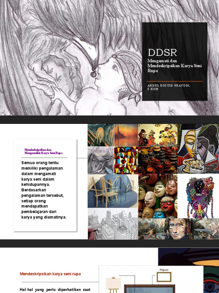 Pertemuan 4 DDSR - Mengamati Dan Mendeskripsikan Karya Seni Rupa | PDF