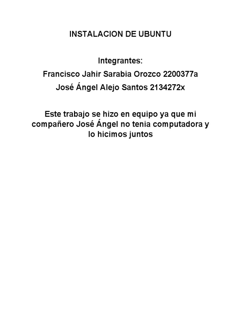 Instalación y Configuración de Ubuntu | PDF