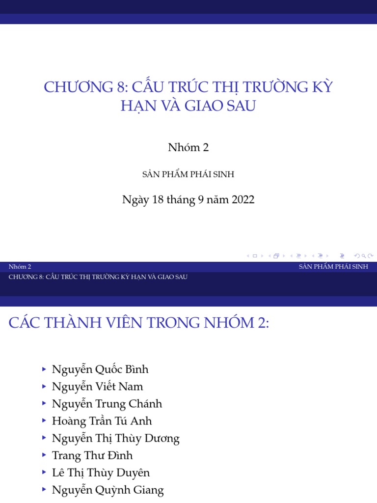 Cau Truc Thi Truong Ky Han Va Giao Sau Nhom 2 PDF | PDF