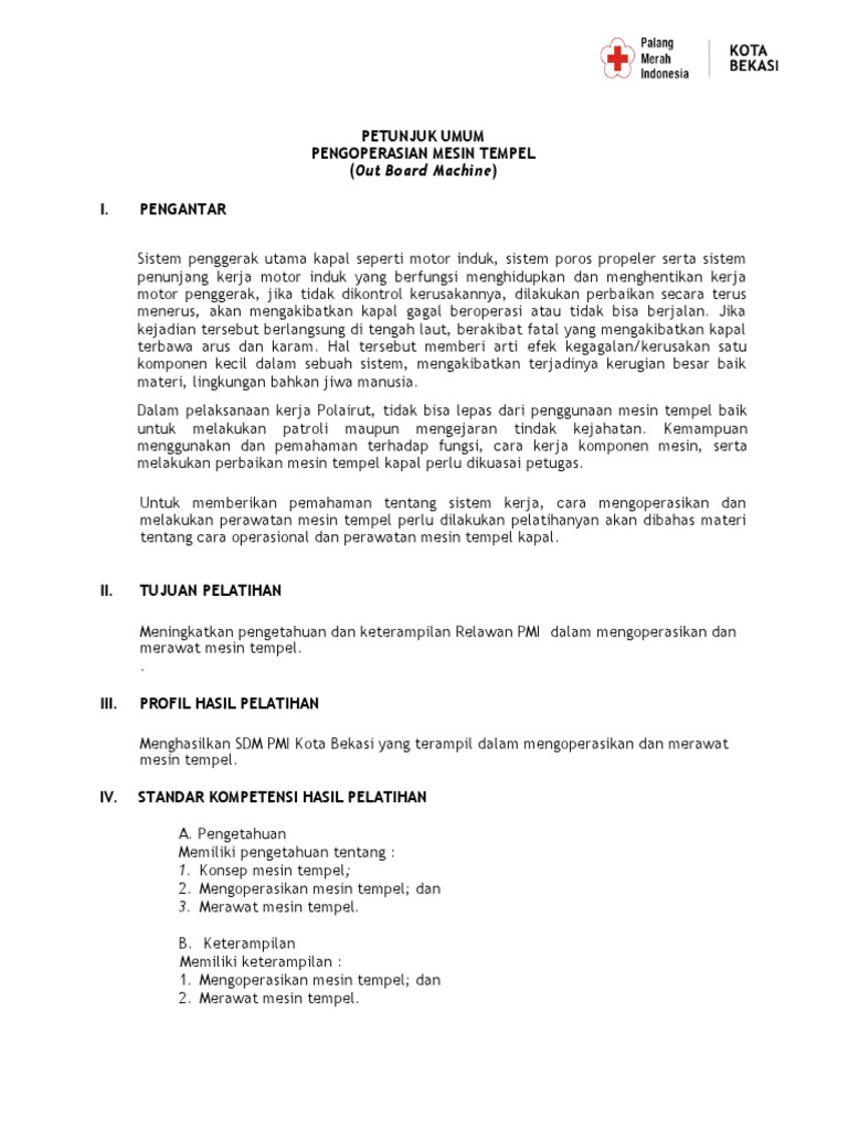 Petunjuk Umum Obm | PDF