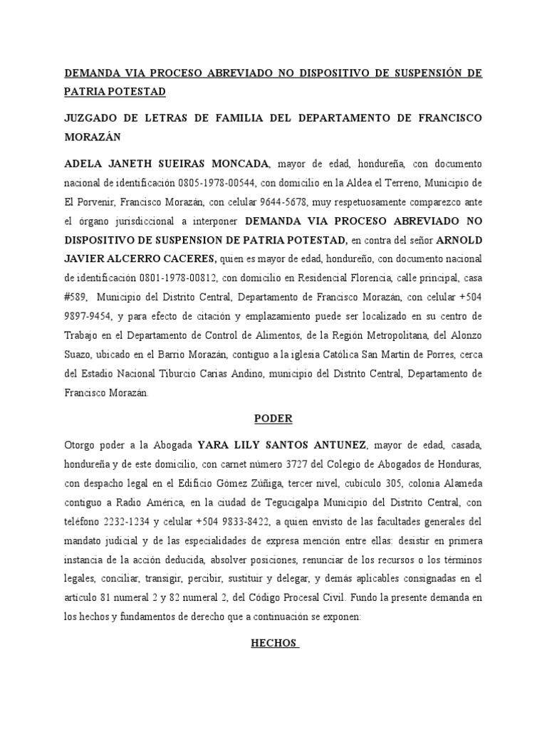 Demanda Contestacion y Guion-2 | PDF | Demanda judicial | Ley procesal