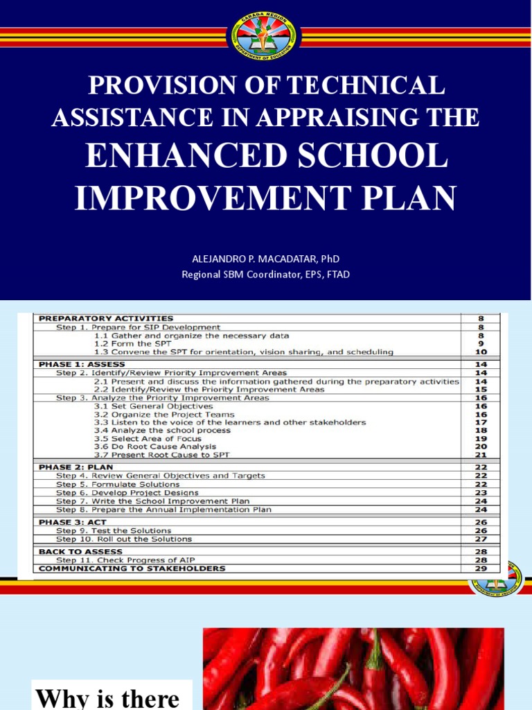 Provision of Technical Assistance in Appraising The Enhanced School ...