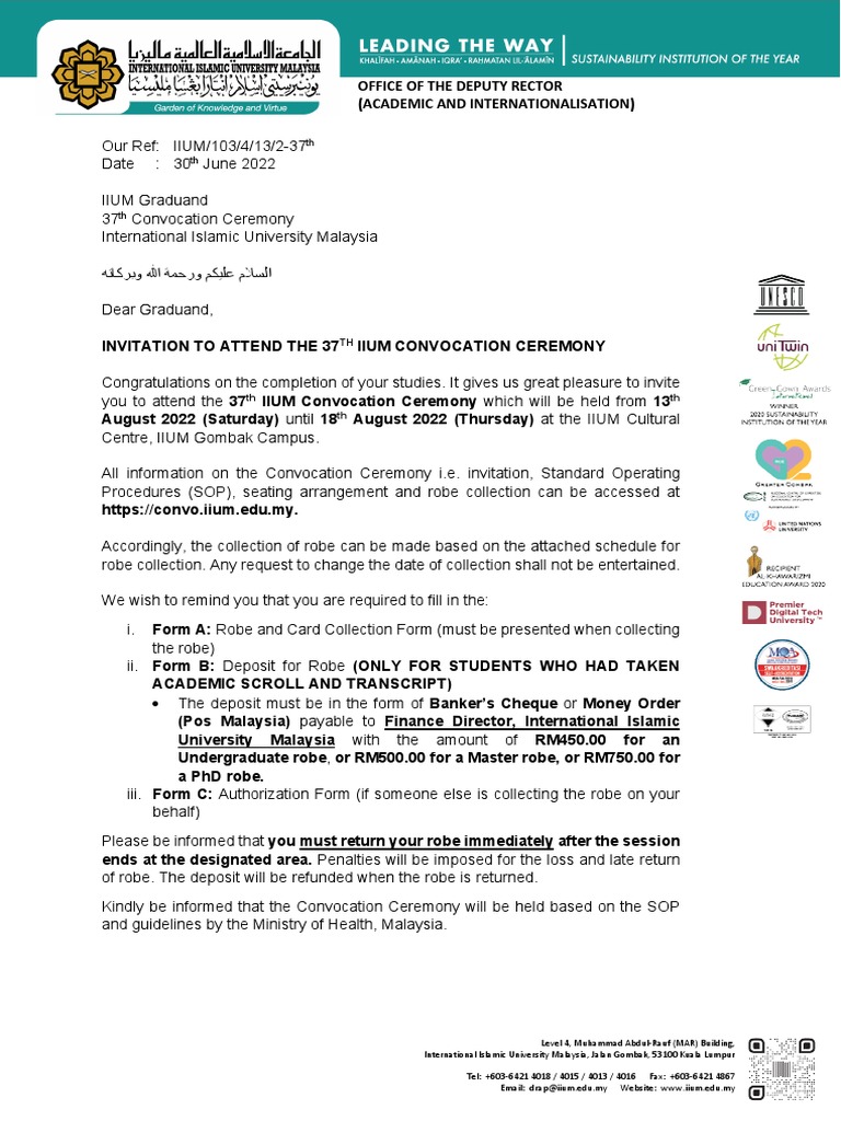 Final Secretariat Ver.6 Letter Invitation Convocation 37th IIUM 3062022 ... Final Secretariat Ver.6 Letter Invitation Convocation 37th IIUM 3062022 ...