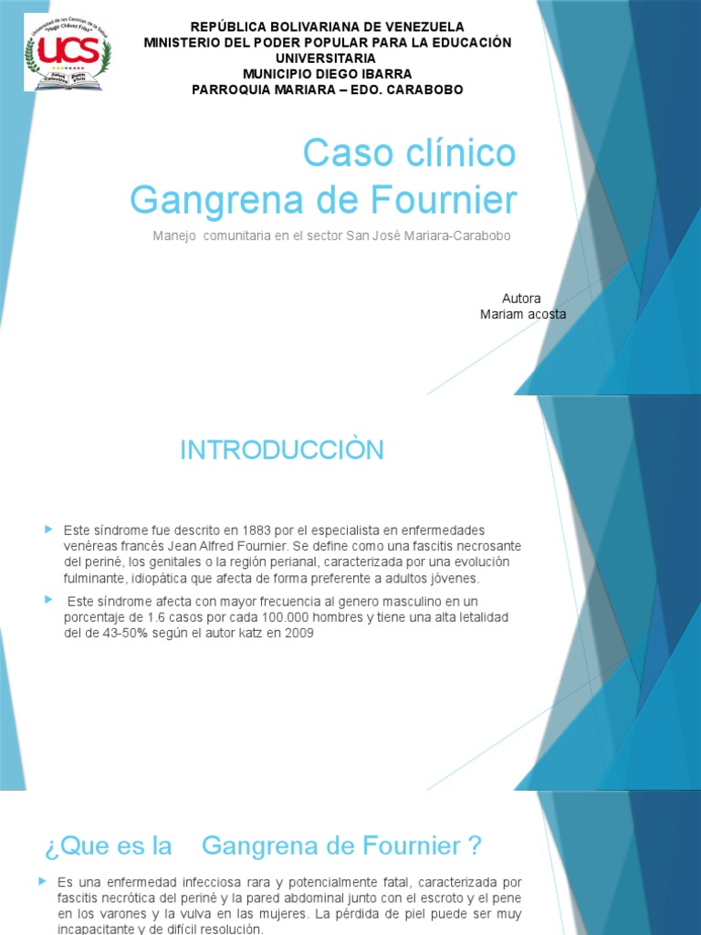 GANGRNA DE FOURNIER Tio Rafa Foto Lunes | PDF | Medicina CLINICA | Especialidades Medicas