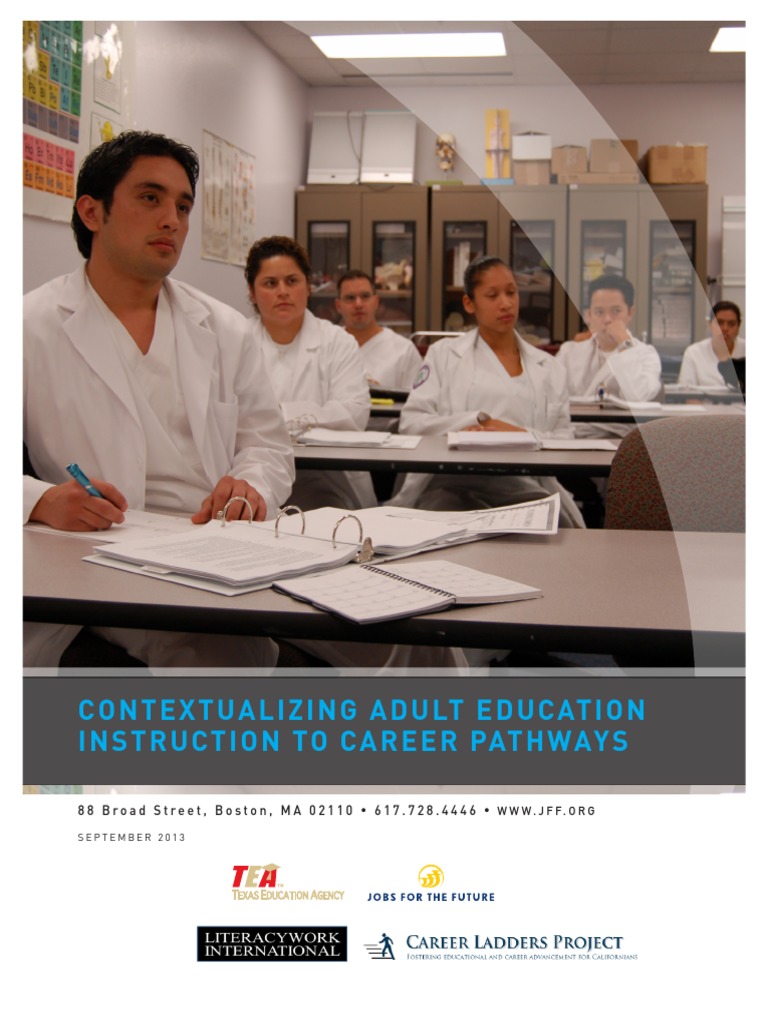 Contextualizing Adult Education Instruction To Career Pathways | PDF ...