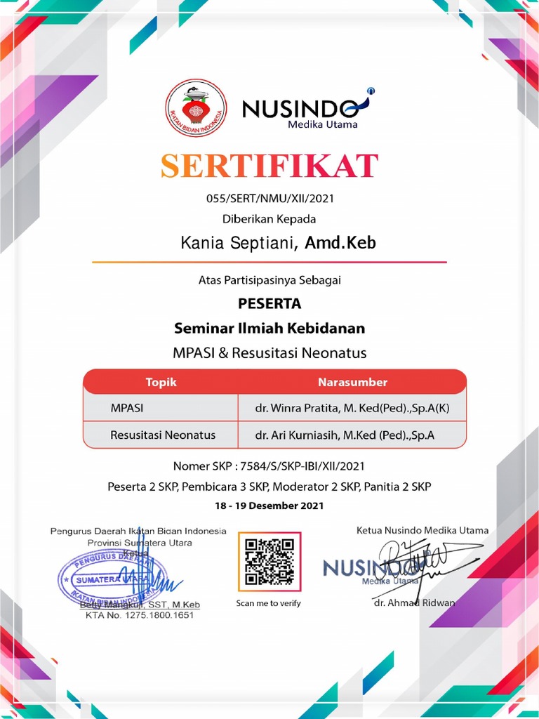 Kania Septiani, Amd - Keb | PDF