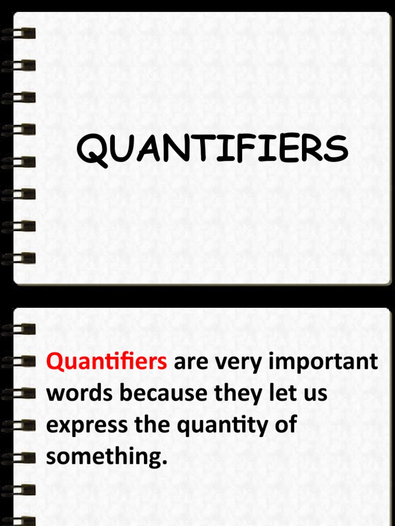 Quantifiers Grammar Guides - 124122 | PDF | Quantity | Noun