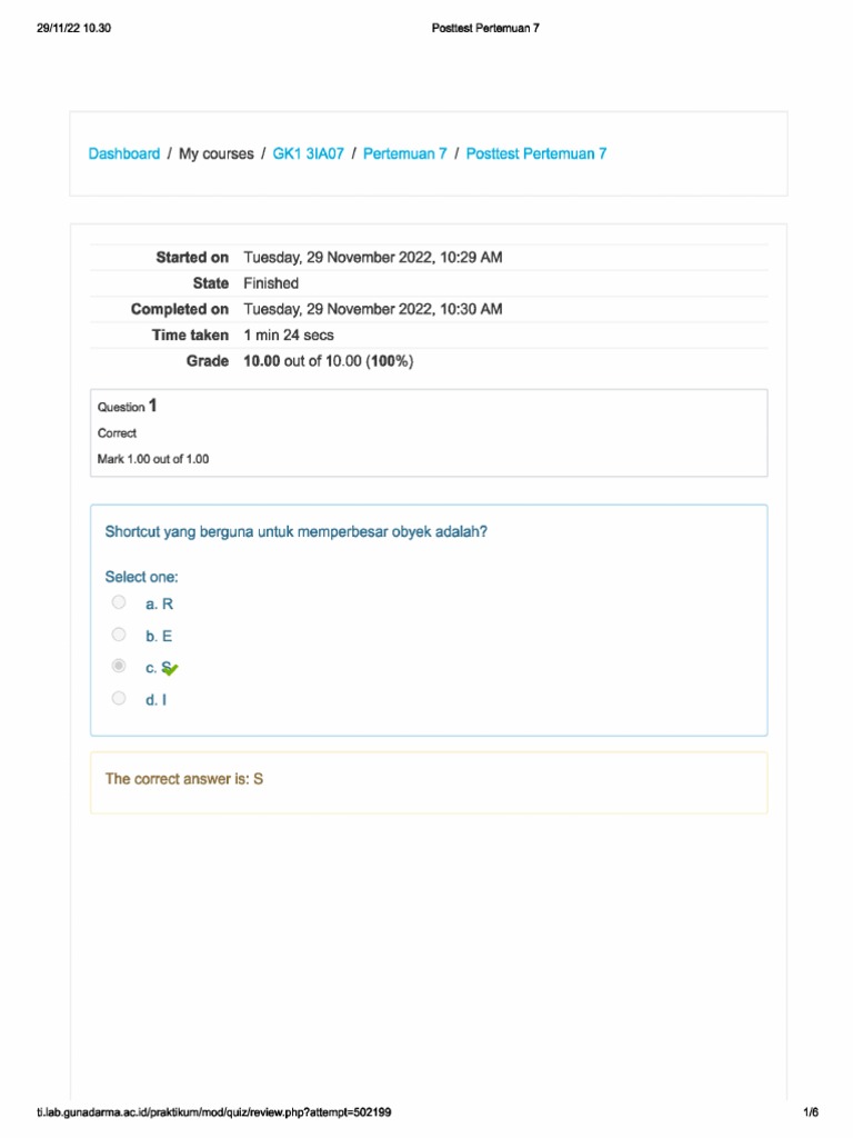 Full Pertemuan GK1 PDF | PDF