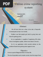 Online Crime Managment System Project Report | PDF | World Wide Web ...