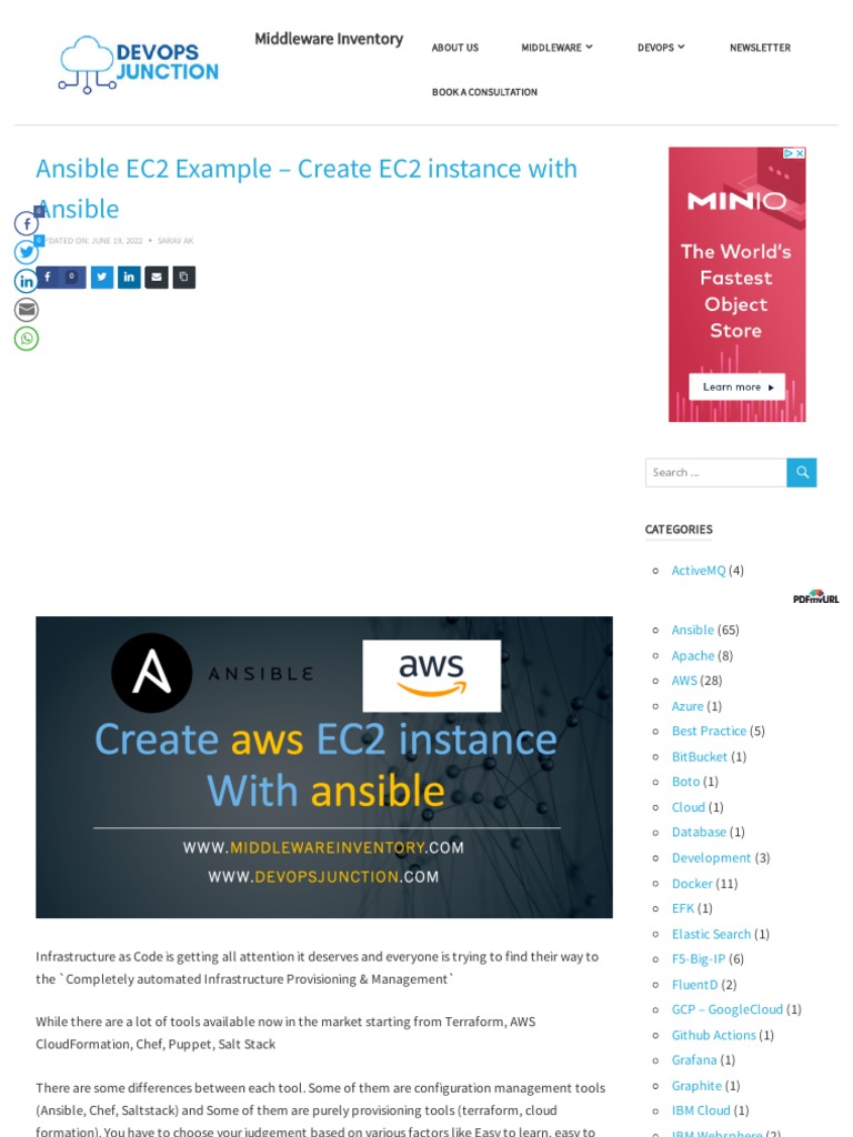 Ansible EC2 Example - Create EC2 Instance With | Download Free PDF | Python (Programming ...