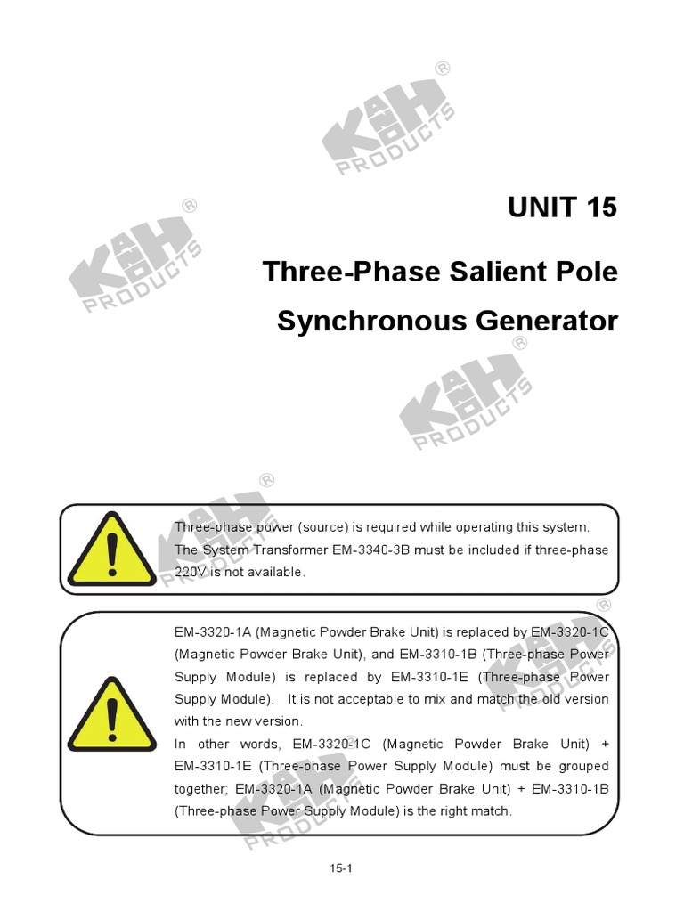 16 Unit15 | PDF | Electric Generator | Electric Motor
