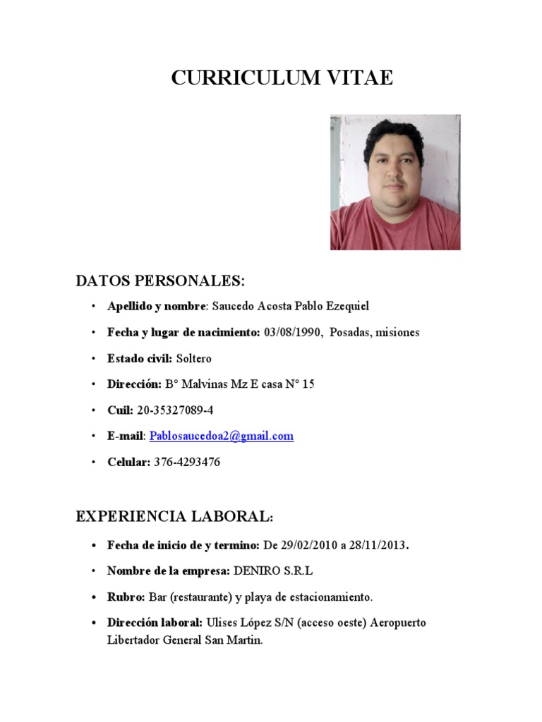 CV Pablo | PDF