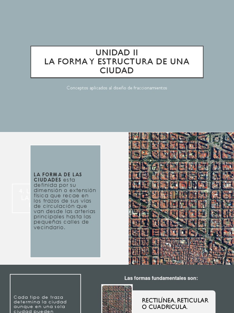 Unidad 2 Estructura y Forma de La Ciudad | PDF