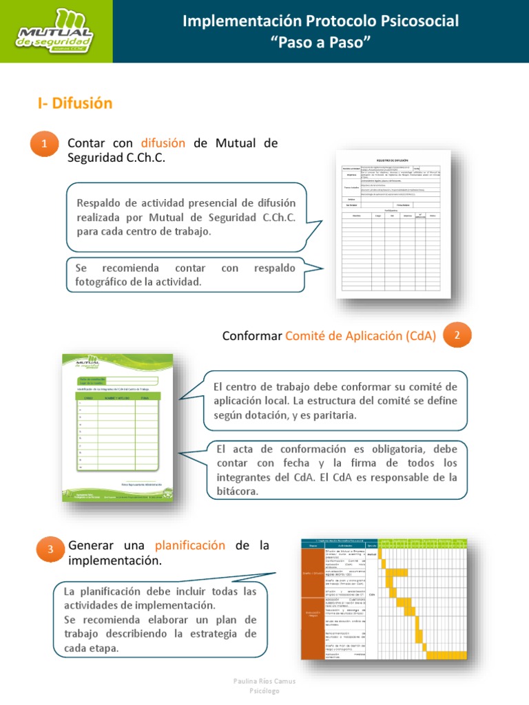 Paso A Paso Protocolo Psicosocial | PDF | Vigilancia