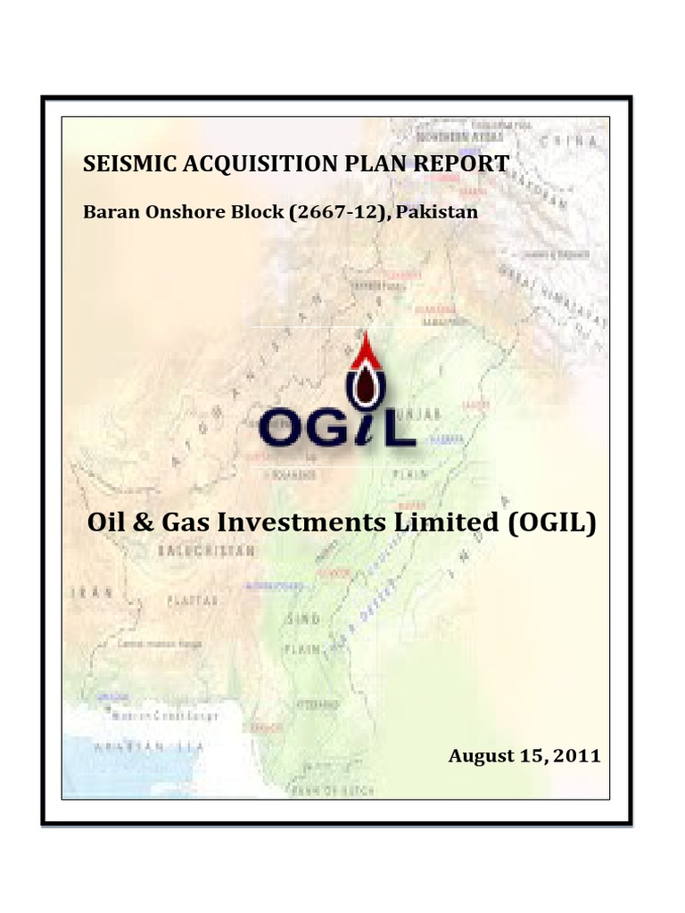 OGIL Seismic Acquisition Plan Overview | PDF | Reflection Seismology ...