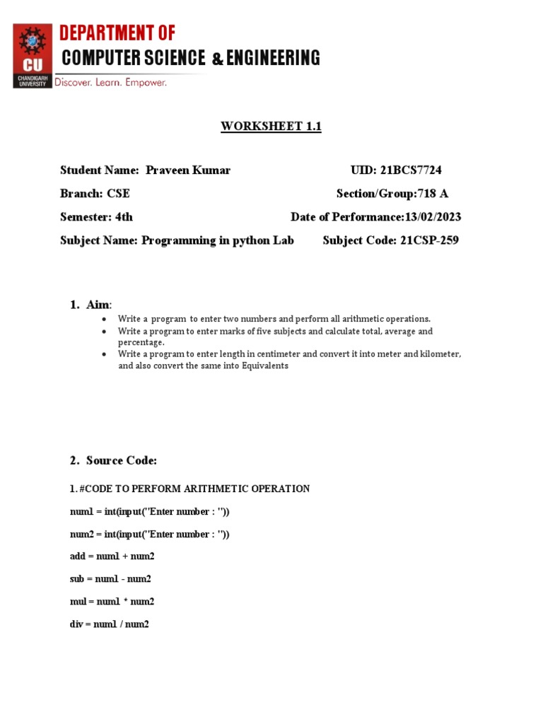 Praveen Python 1 1 Pdf Computers
