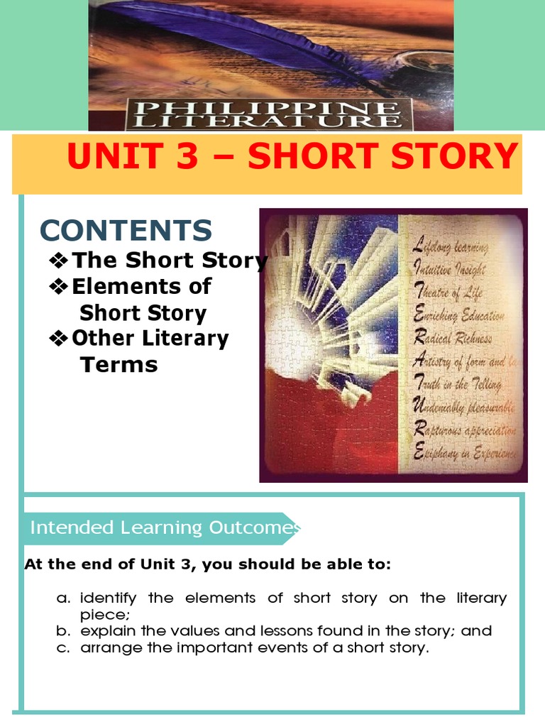 Philippine Lit - Unit 3 | Download Free PDF | Short Stories | The Arts